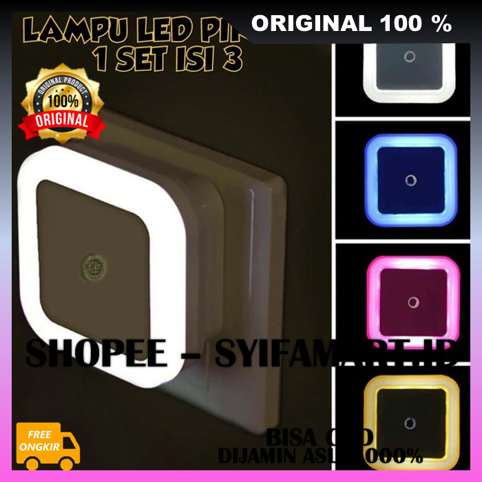 Jual BELI 1 GRATIS 2 Lampu LED Pintar Lampu Tidur Otomatis Lampu ...