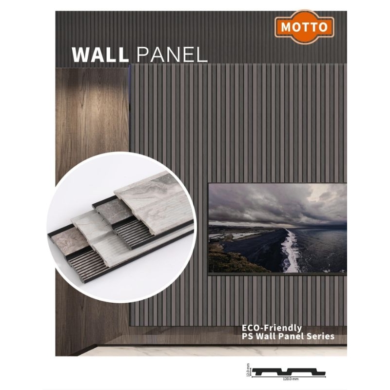 Jual Motto Wallpanel Eco-Friendly PS Wall Panel Series Lebar: 12 mm ...