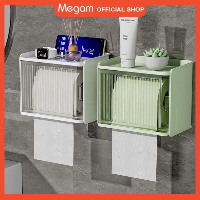 Jual Megam Kotak Tissue Kamar Mandi Akrilik Transparan Tempat Tissue ...