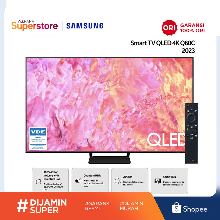 Jual Samsung Smart TV QLED 4K Quantum HDR Q60C 75" - 75Q60C ...
