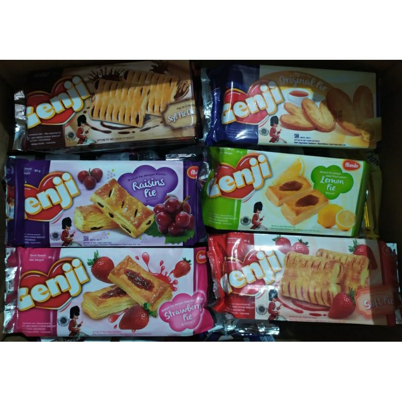 Jual MONDE GENJI PIE Original, Strawberry, Soft Strawberry, Soft ...