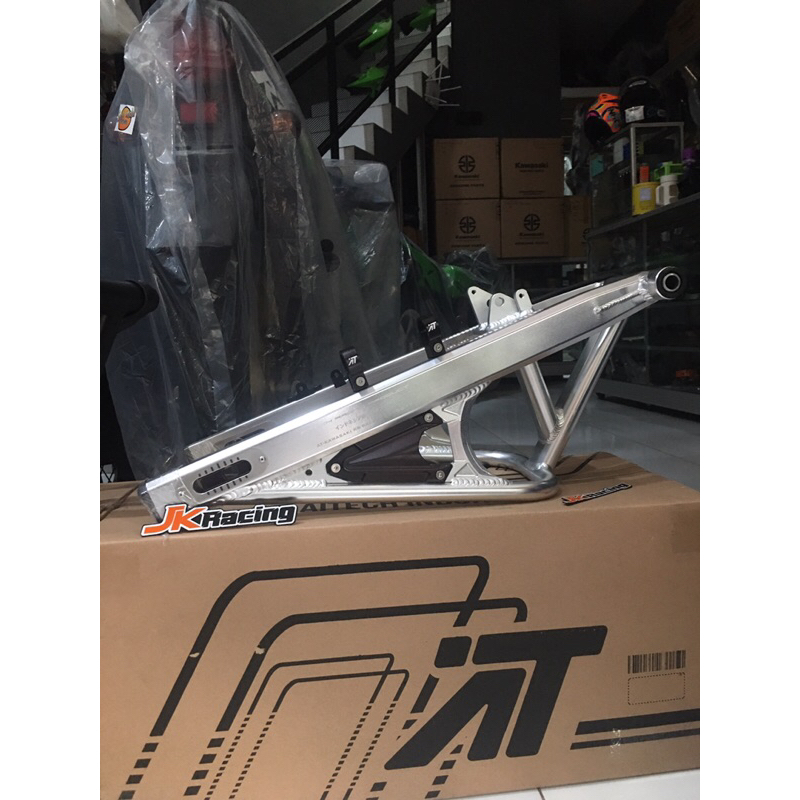 Jual ARM AITECH Silver List Hitam KAWASAKI NINJA RR Original 100% ...