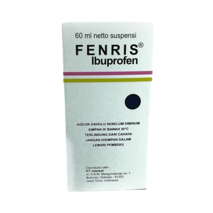 Jual Fenris 𝐒𝐢𝐫𝐮𝐩 𝟔𝟎𝐌𝐋 - Meredakan Demam, Sakit Gigi dan Sakit Kepala ...