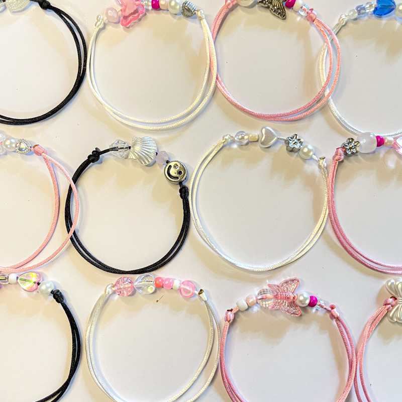 Jual Celine bracelet | Gelang tali manik | String beads | Gelang serut ...