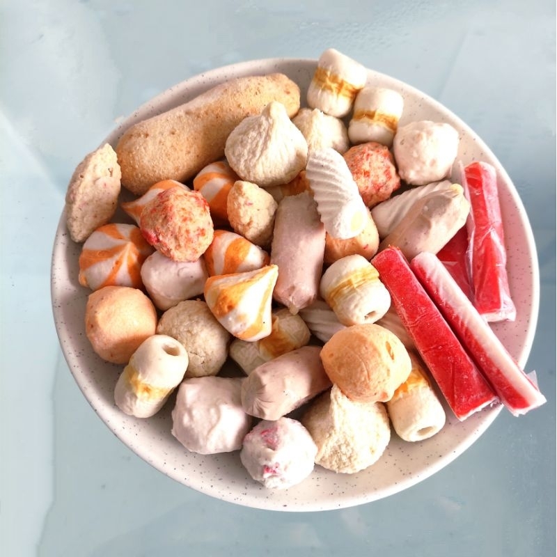 Jual bakso seafood mix/ suki suki 500gr | Shopee Indonesia
