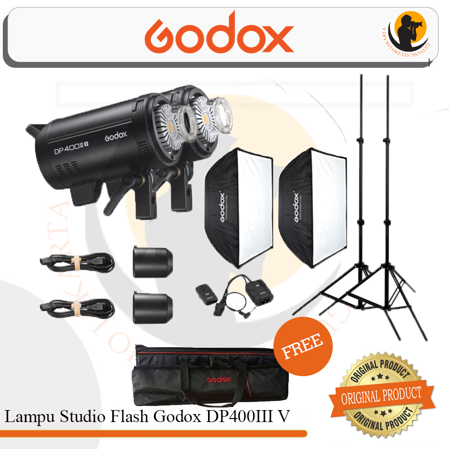 Jual Paket Lampu Studio Flash Godox DP400III V DP400IIIV DP400 IIIV ...