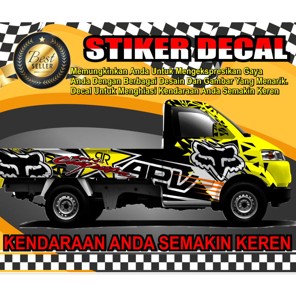 Jual STIKER MOBIL APV PICKUP DECAL PRINT STICKER FULL BODY | Shopee ... Jual STIKER MOBIL APV PICKUP DECAL PRINT STICKER FULL BODY | Shopee ...