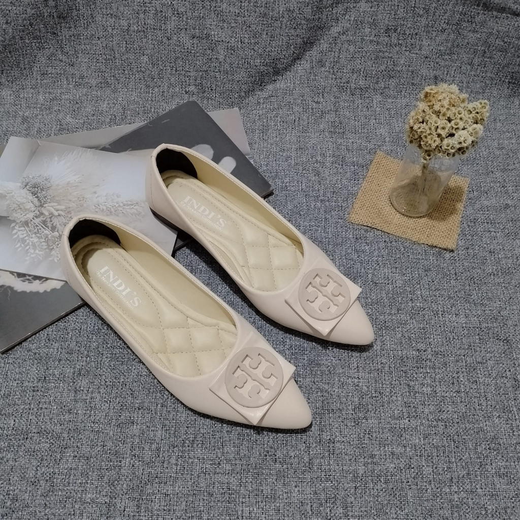 Jual Sepatu Flatshoes Wanita Kekinian Terbaru NESANH - RISMA | Shopee ...