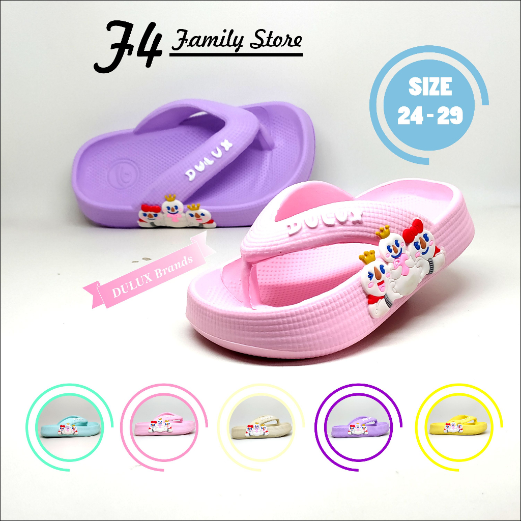 Jual Sendal Jepit Anak Viral 3 5 Tahun Model Mixue Terbaru 2023 Slip On ...
