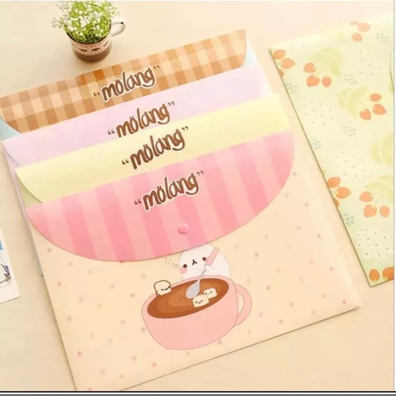 Jual MAP PLASTIK A4 KARAKTER KARTUN LUCU / MAP LUCU MAP KANCING A4 ...