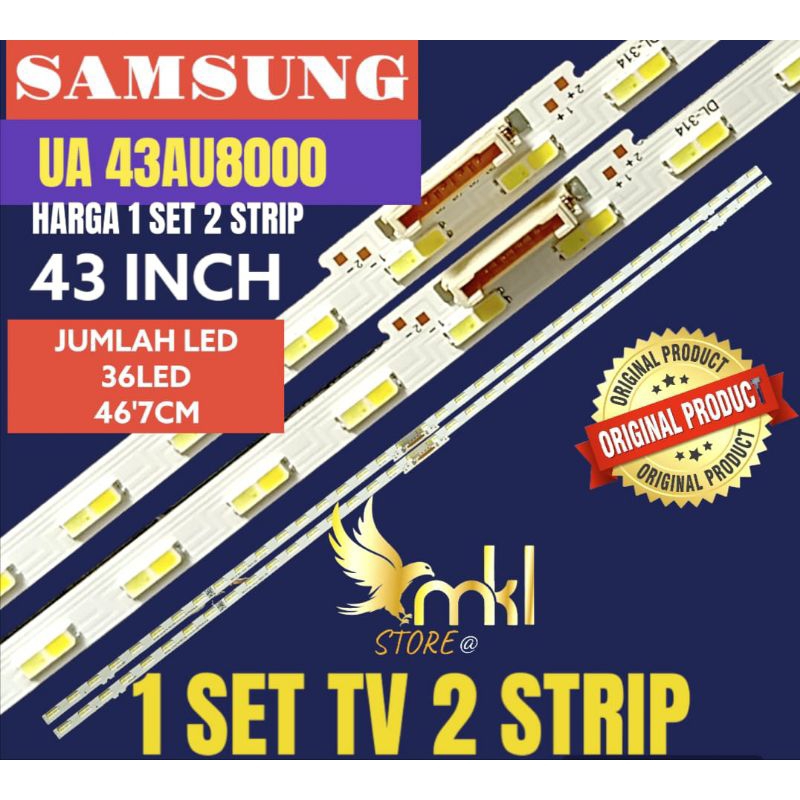 Jual BACKLIGHT TV LED SAMSUNG 43 INCH UA43AU8000 BACKLIGHT TV 43 INCH | Shopee Indonesia