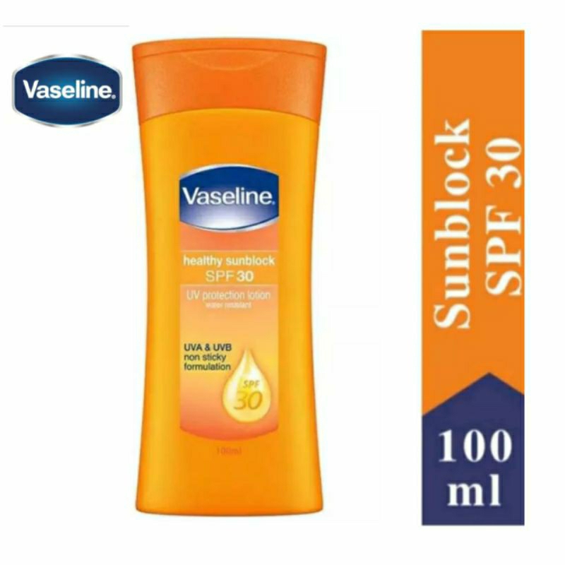 Jual Vaseline Sun block Spf 30 100ml | Shopee Indonesia
