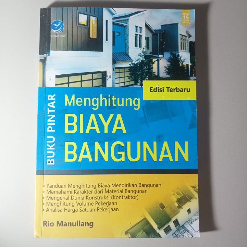 Jual Buku Menghitung Biaya Bangunan Shopee Indonesia