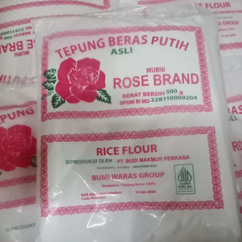 Jual Tepung beras rose brand/tepung beras rice flour 500gr | Shopee ...