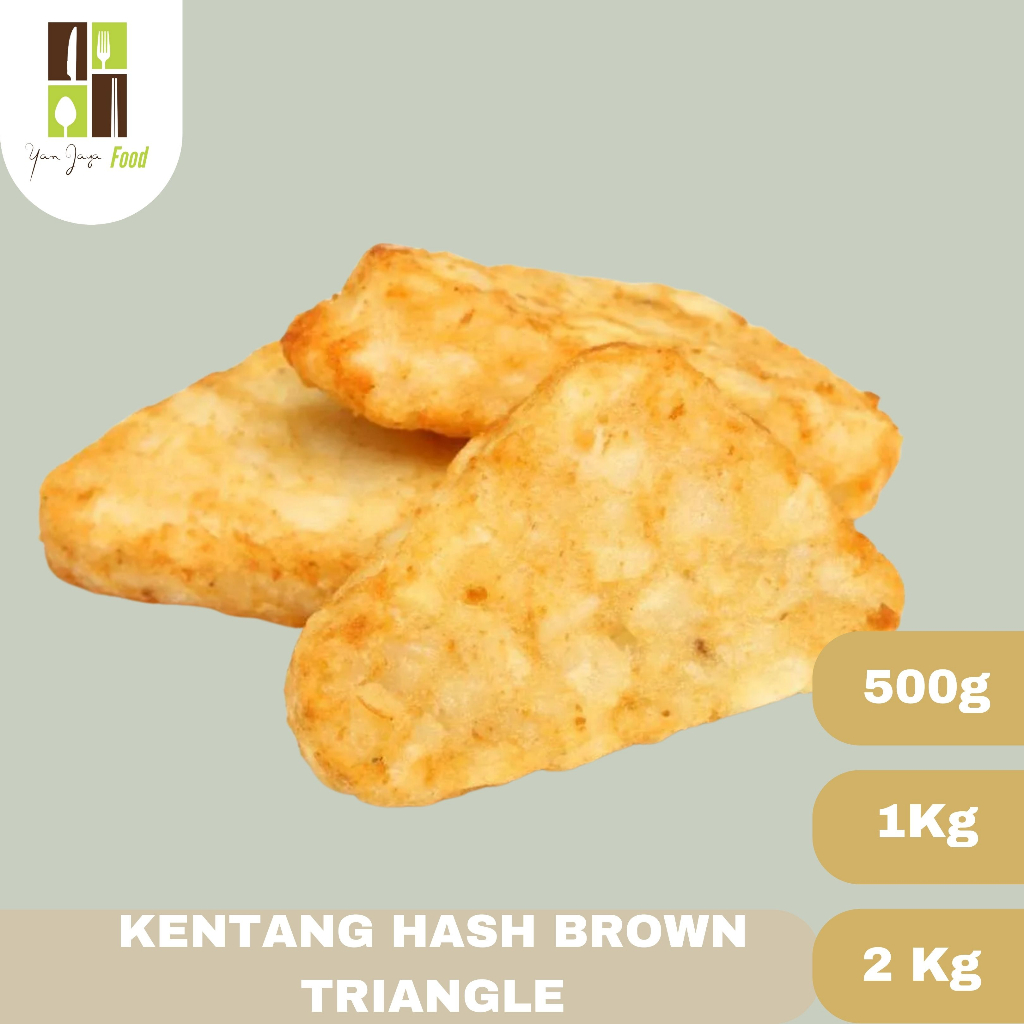 Jual Kentang Hash Browns Triangle / Hashbrown Segitiga / Frozen/ Bersih ...