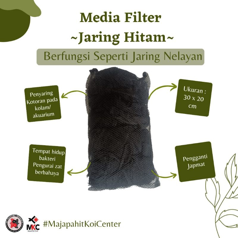 Jual media filter Jaring hitam | Shopee Indonesia