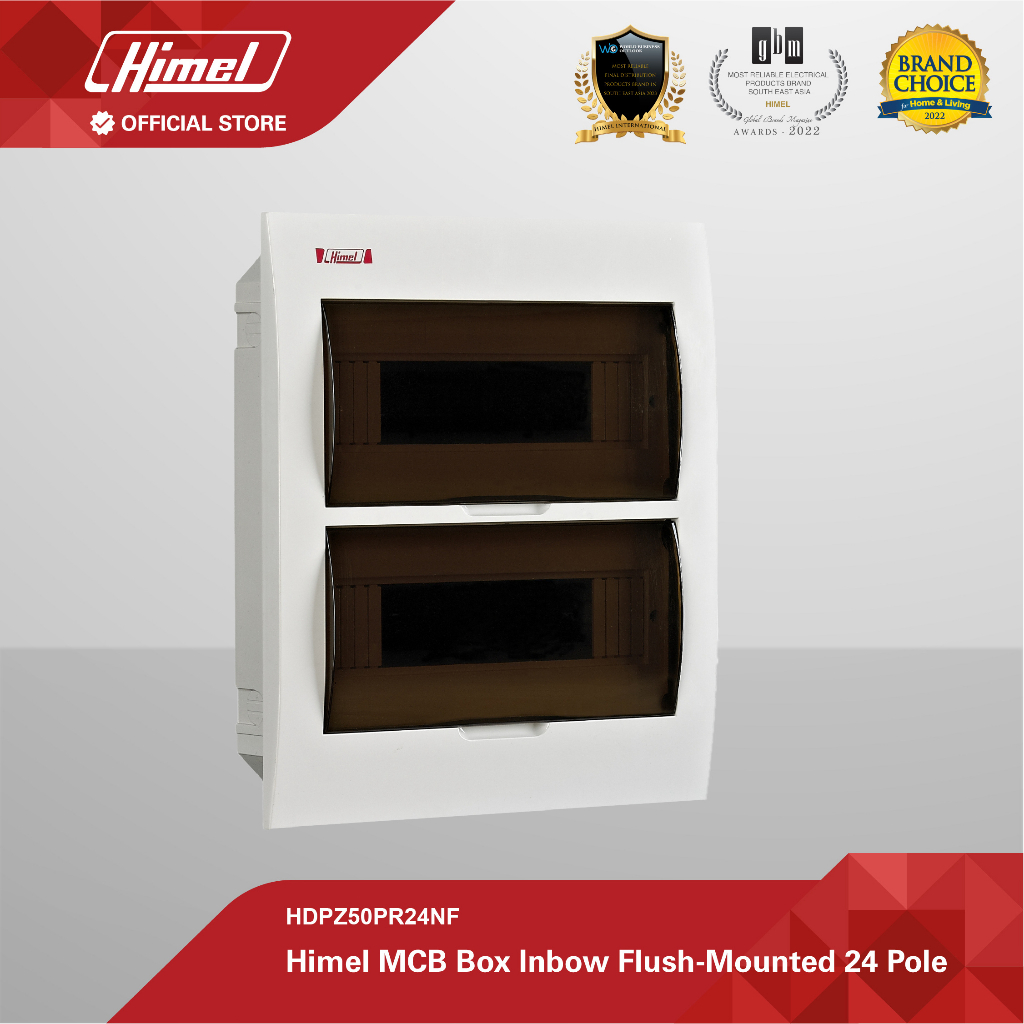Jual Himel MCB Box Inbow Flush-Mounted 24 Group HDPZ50PR24NF | Shopee ...