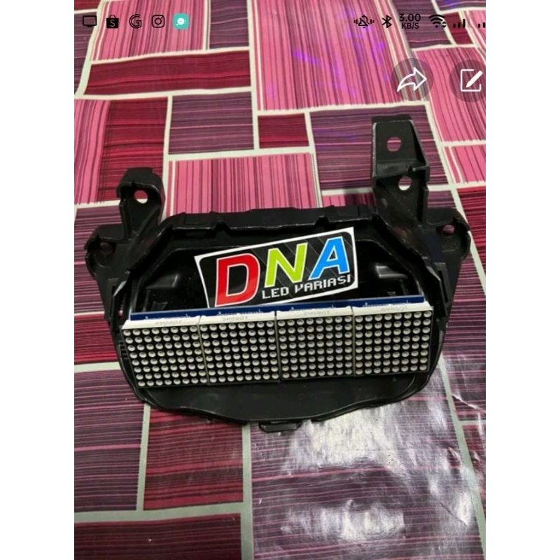 Jual Stoplamp Running Text Bluetooth Vario Led Old Aerox Shopee Indonesia 