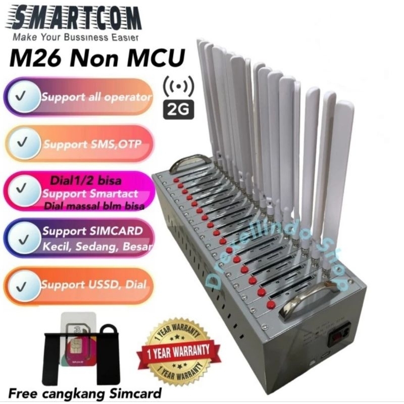 Jual Modem Pool 16 Port SMARTCOM M26 Non MCU | Shopee Indonesia