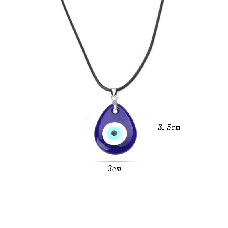 Jual Blue Monster Devil Kalung Rantai Klavikula Desain Mata Iblis ...