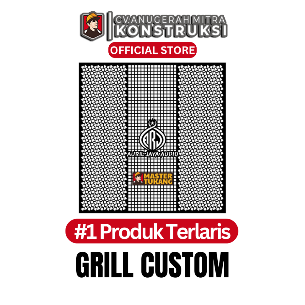 Jual MASTER TUKANG - Grill Sound System Custom Plat Besi Ukuran Bebas ...