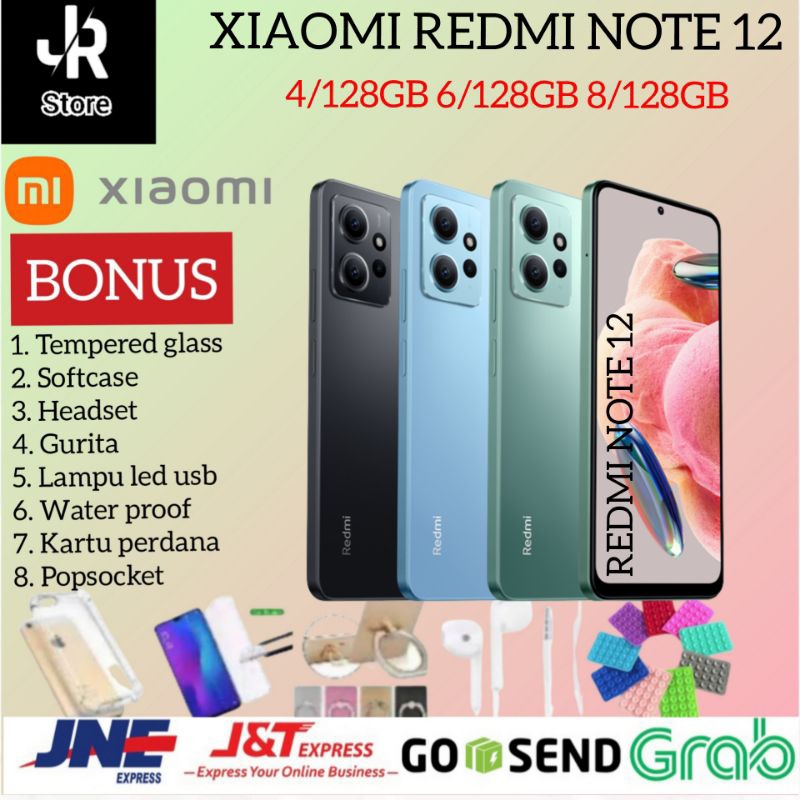 Jual XIAOMI REDMI NOTE 12 NFC RAM 8/128 6/128 4/128 GARANSI RESMI ...