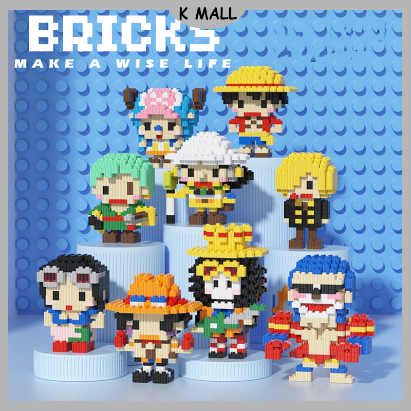 Jual Building Block Mini ONE PIECE Series Mainan Balok Bricks Kecil ...