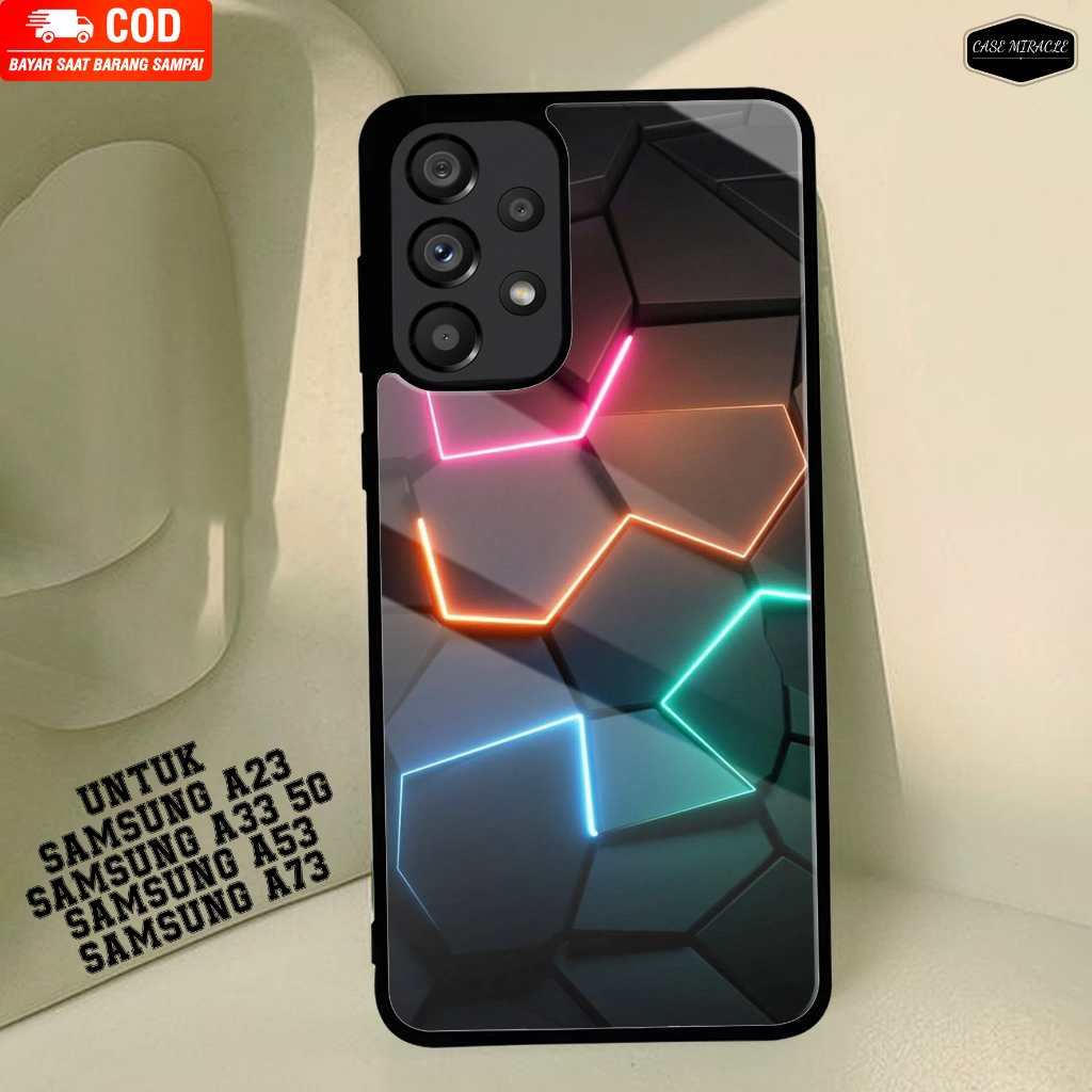Jual Case SAMSUNG A23, A33 5G, A53, A73 - Casing Terbaru Case Miracle [ MOTIF 45 ] Silikon ...