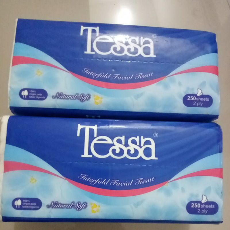 Jual Tessa tissue 250 sheet's 2 ply | Shopee Indonesia