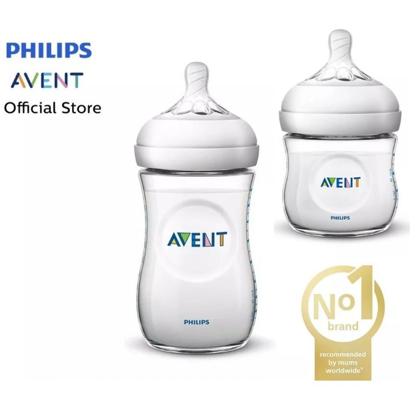 Jual Philips Avent Natural Botol Susu 125 ml 260 ml / Botol Susu Bayi ...