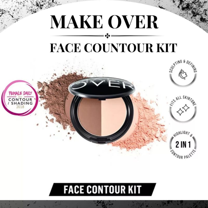 Jual make over face contour kit 14g | Shopee Indonesia