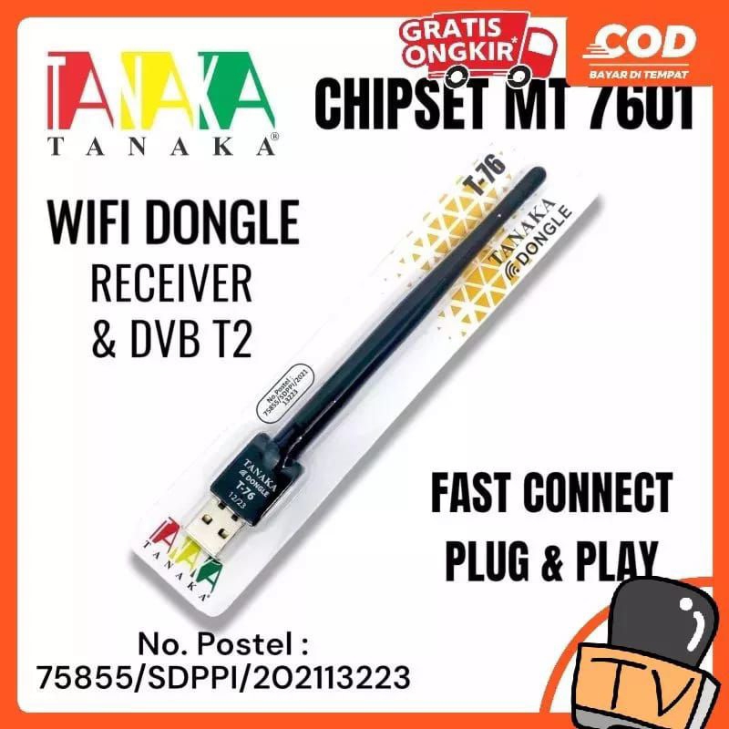 Jual TANAKA USB WIFI DONGLE T-76 ORIGINAL (BISA UNTUK SEMUA MEREK STB ...