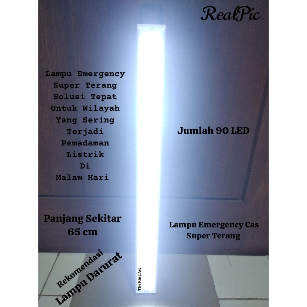 Jual Lampu Emergency Lampu Darurat 90 LED Bright Emergency | Shopee ...