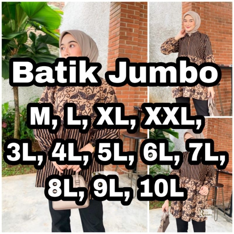 Jual Batik jumbo BIG SIZE JUMBO XXL XXXL 3L 4L 5L MURAH BATIK JUMBO COUPLE "M,L,XL,XXL,XXXL ...