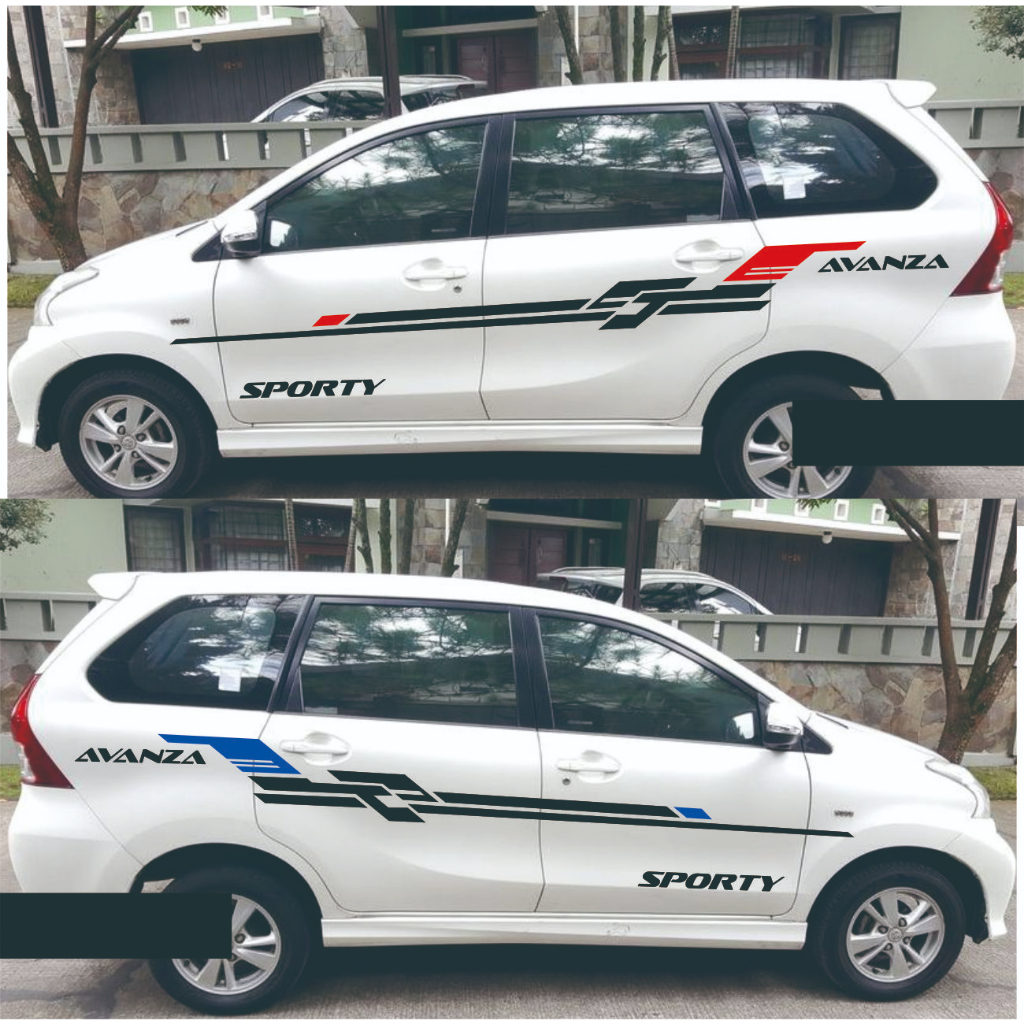 Jual Stiker Cutting Mobil Avanza Lis Xenia Variasi Ertiga Body Samping ...