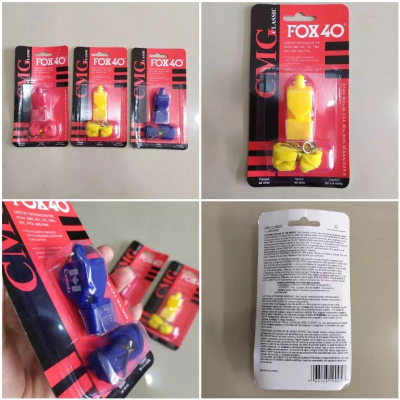 Jual PELUIT FOX40 CMG CLASSIC WHISTLE + LANYARD PLUIT WASIT OLAHRAGA ...