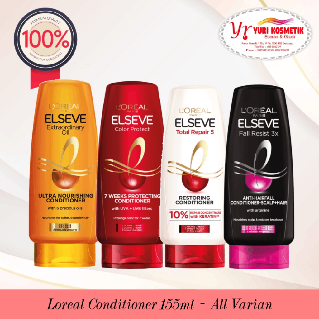 Jual Loreal Conditioner All Varian 155ml / L'Oreal Paris Color Vive ...