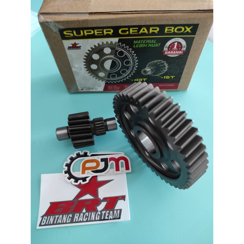 Jual GEAR BOX GIR RASIO BEAT SCOOPY KARBU 15T 43T BRT | Shopee Indonesia