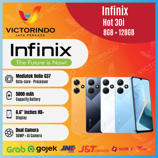 Jual Infinix Hot 30i X669C ( 8GB + 128GB ) Garansi Resmi | Shopee Indonesia