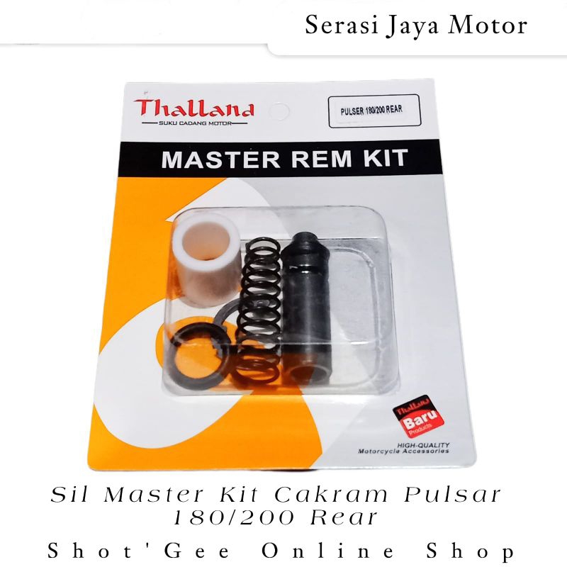 Jual SIL MASTER REM KIT CAKRAM BELAKANG BAJAJ PULSAR 180/200 Rear ...