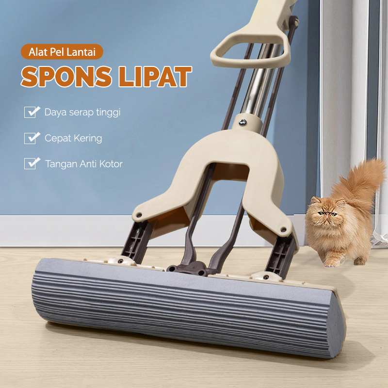 Jual IDOHOUSE Alat Pel Lantai Karet Set Tarik Peras Otomatis Pembersih ...