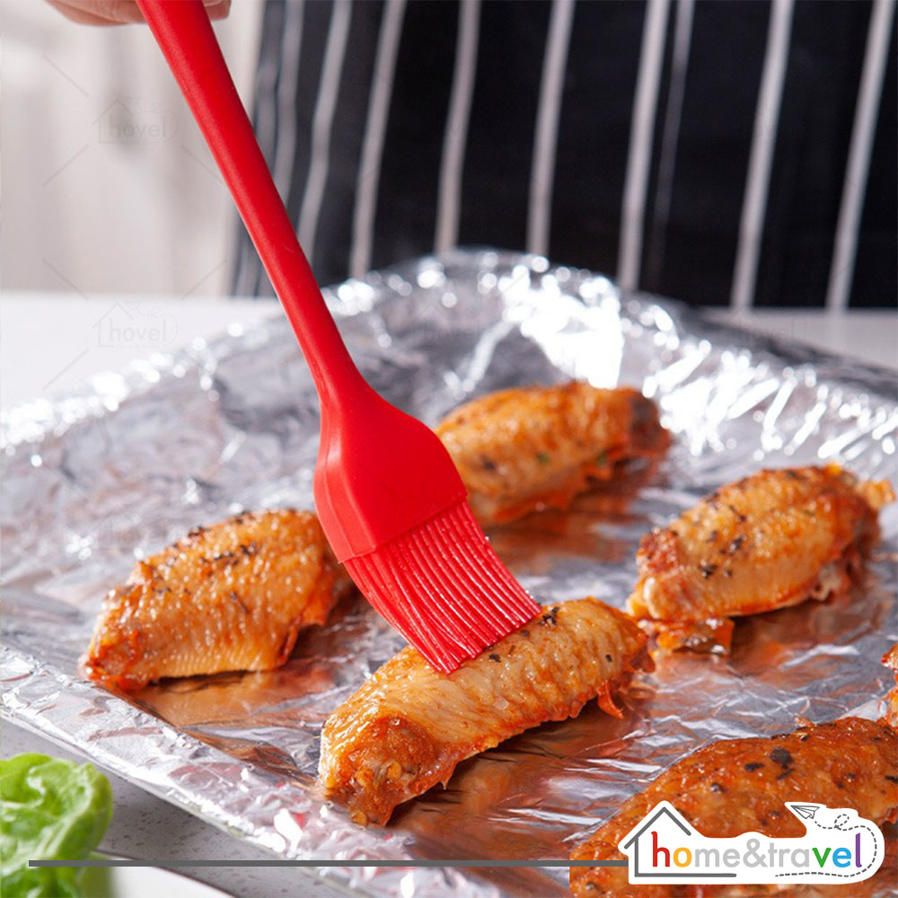 Jual HOVELSHOP Kuas Dapur Bahan Silikon Alat Pengoles Kue Roti BBQ ...