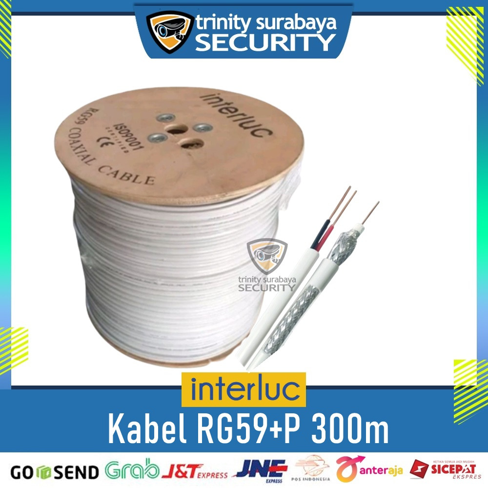 Jual KABEL RG59+POWER 300M CCTV COAXIAL | Shopee Indonesia