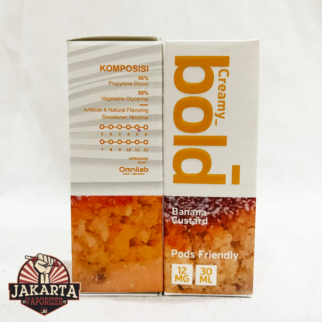 Jual PODS FRIENDLY BOLD BANANA CUSTARD 30ML 12MG BY JOSS X OMNI LAB ...