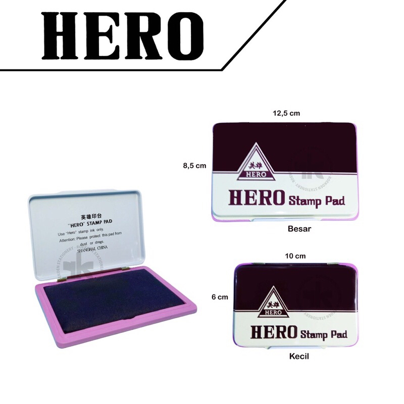 Jual bantalan stempel / hero stamp pad kecil | Shopee Indonesia
