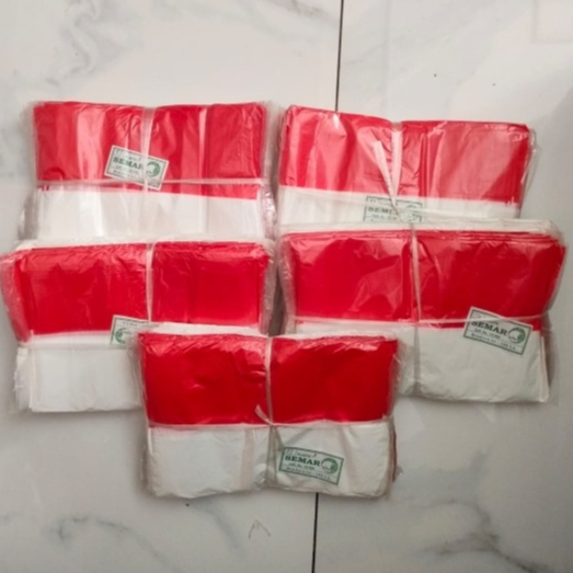 Jual bendera plastik bahan PE. Untuk acara kemerdekaan, agustusan, dan ...