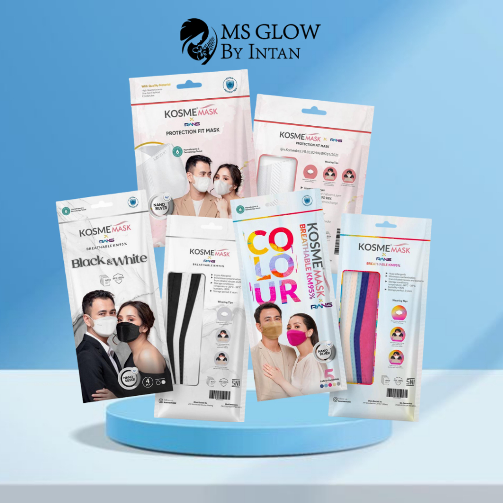 Jual Kosmemask Sachet Masker Kosme Fitmask Duckbill KM95 3D Masker ...