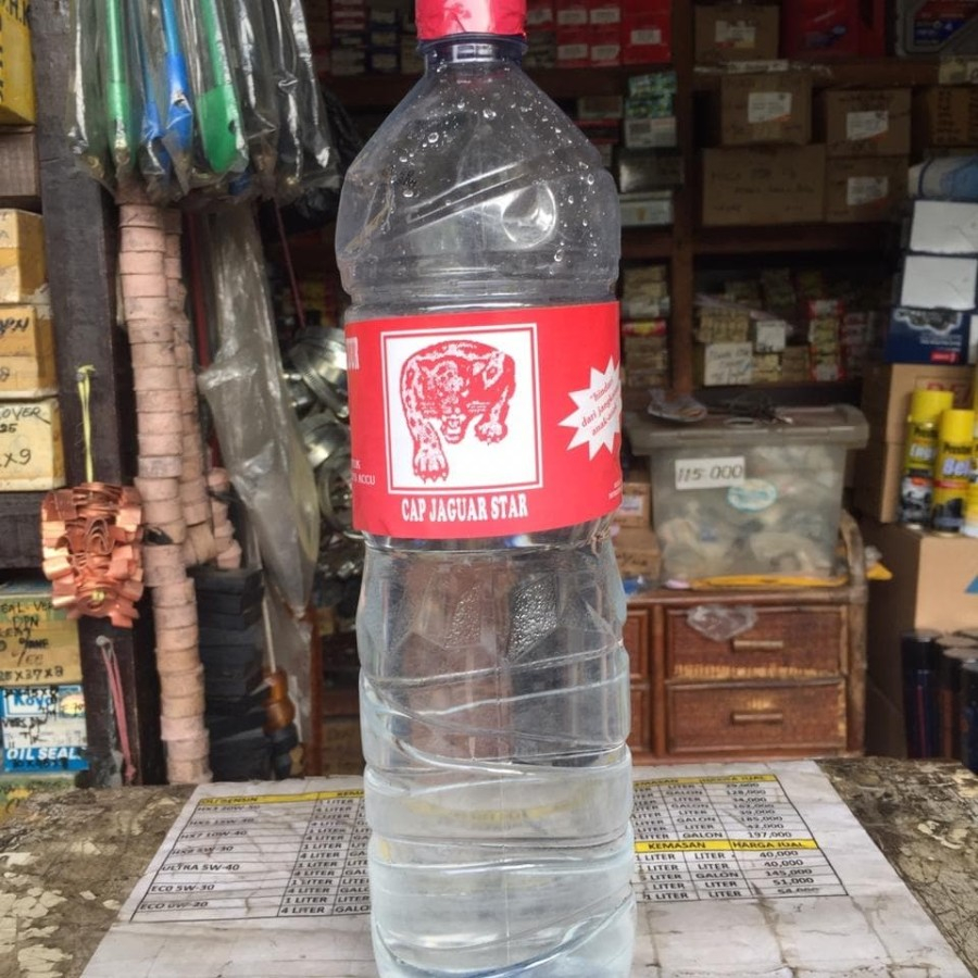 Jual Air accu Zuur ( B ) merah untuk aki baru isi 1,5 liter | Shopee ...