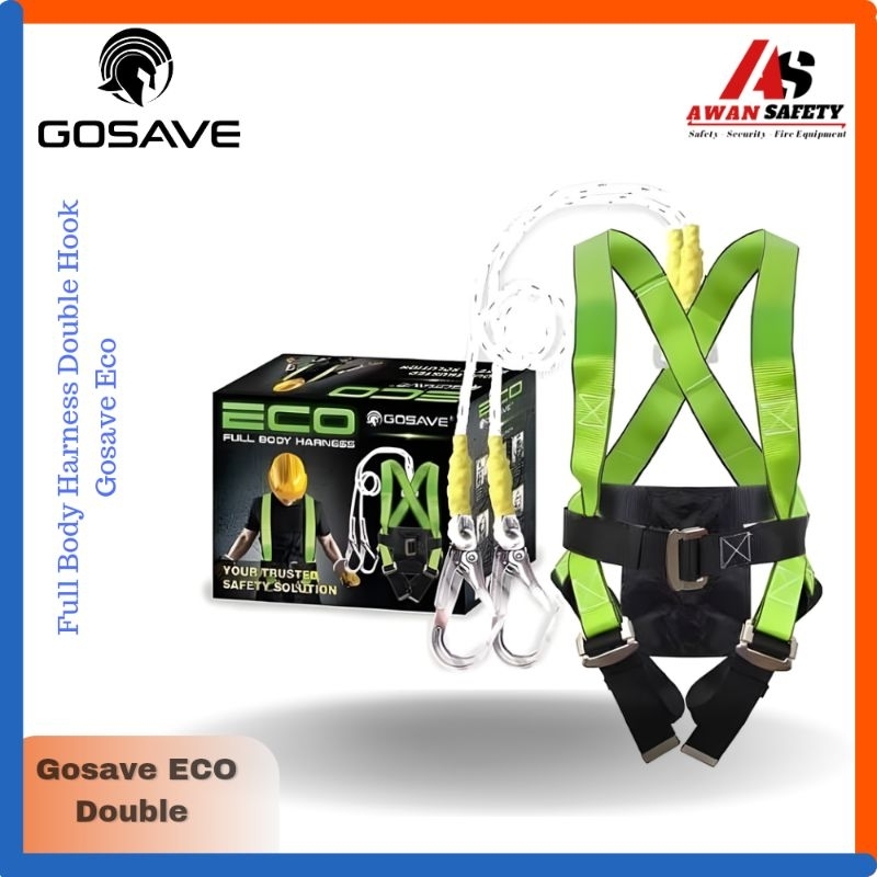 Jual BODY HARNESS DOUBLE HOOK GOSAVE ECO ORIGINAL | Shopee Indonesia