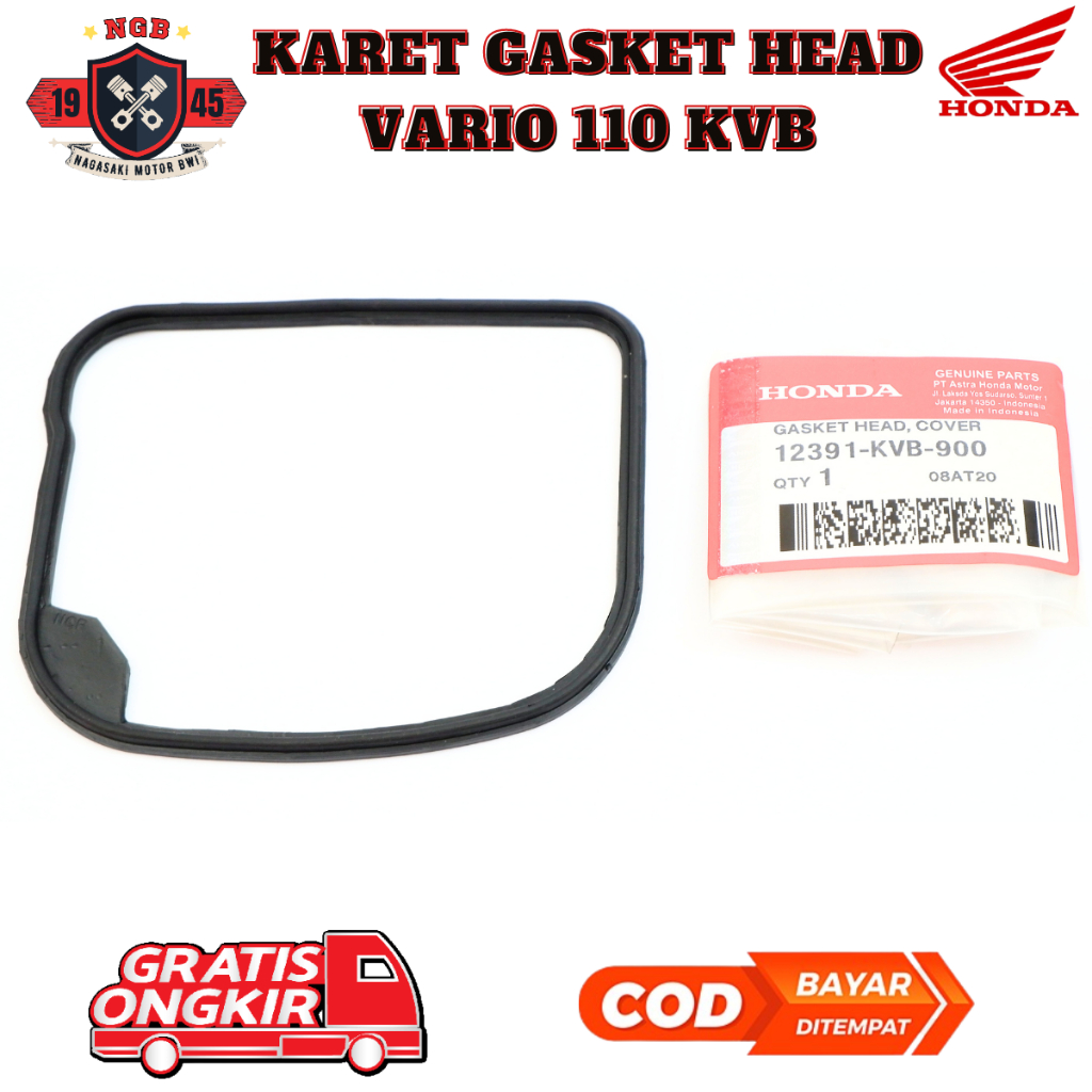 Jual Karet gasket vario 110 karbu kvb Sil Head Cover kvb | Shopee Indonesia